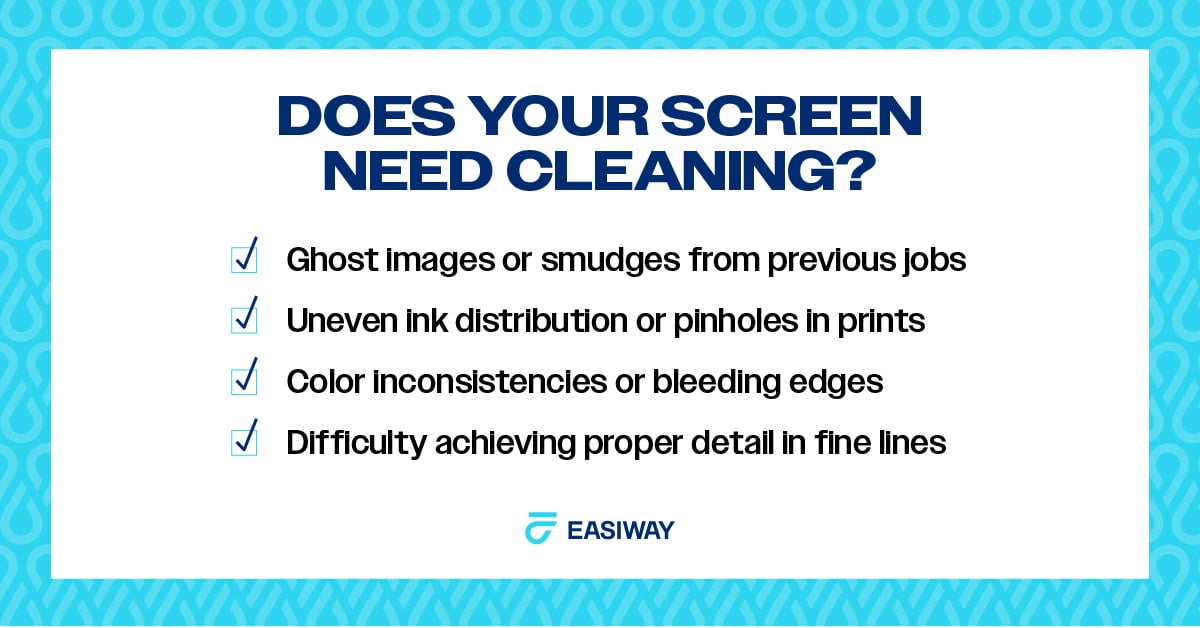 Why Clean Screens Are Your Secret Weapon in Screen Printing